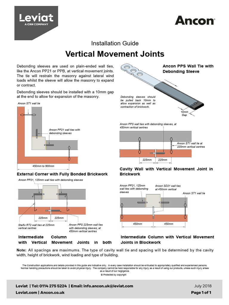 30 - Vertical Movement Joints | PDF | Architectural Design | Architecture