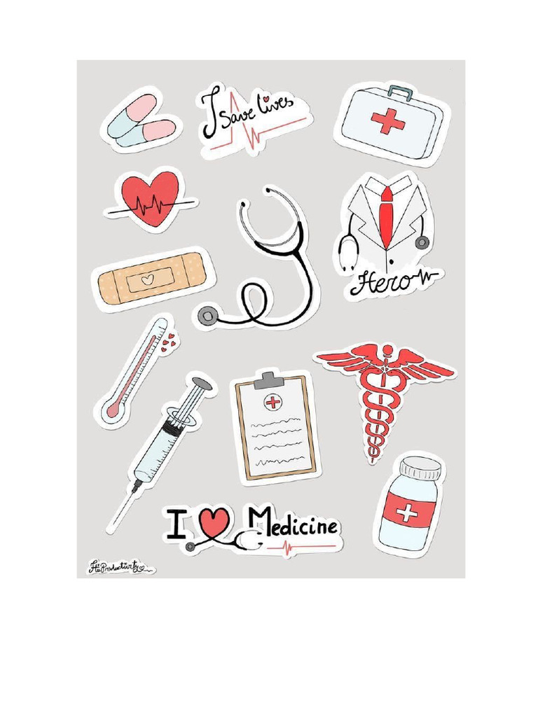 medicina stikers | PDF