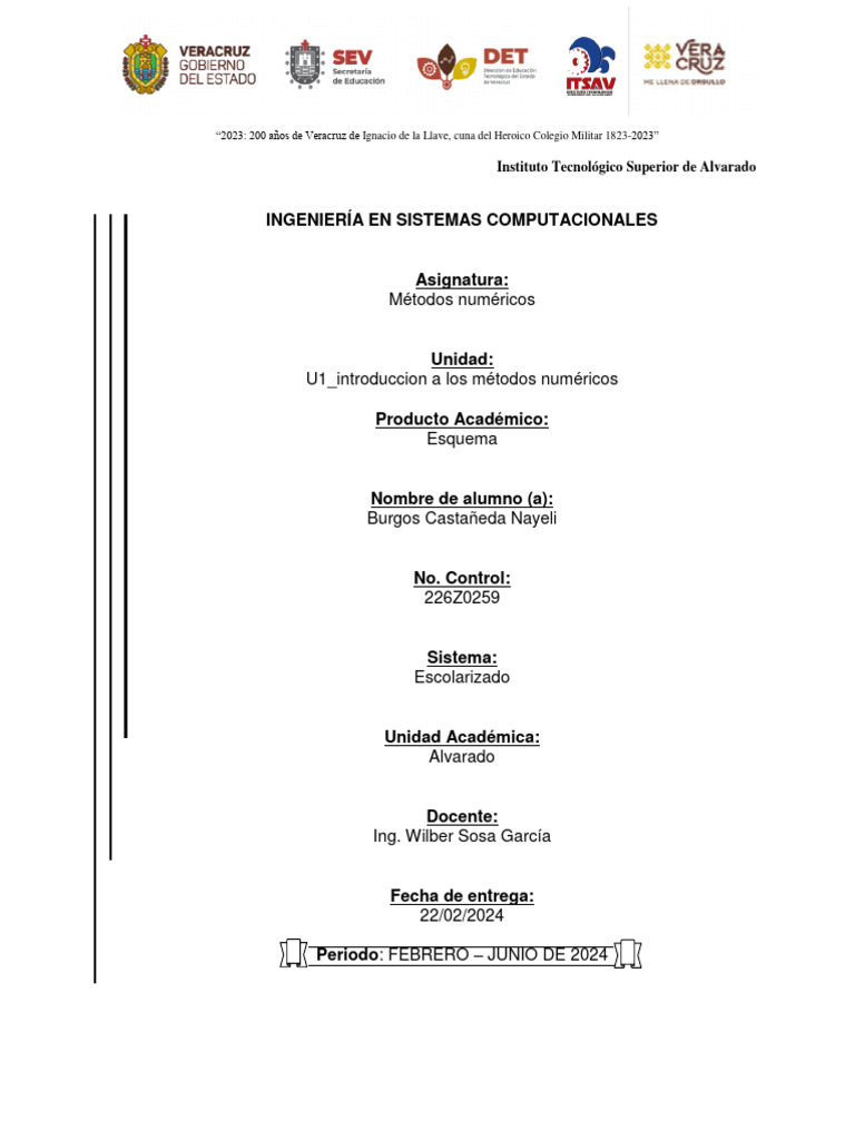 U1 Esquema NBC | PDF