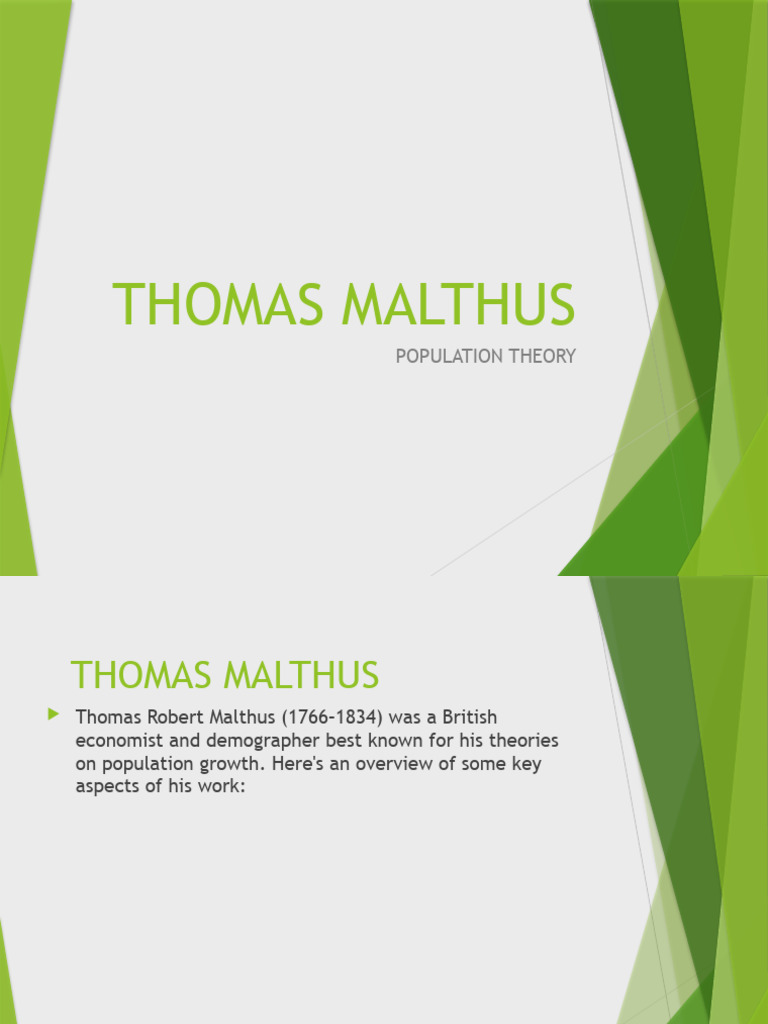 Thomas Malthus | PDF | Macroeconomics | Economics