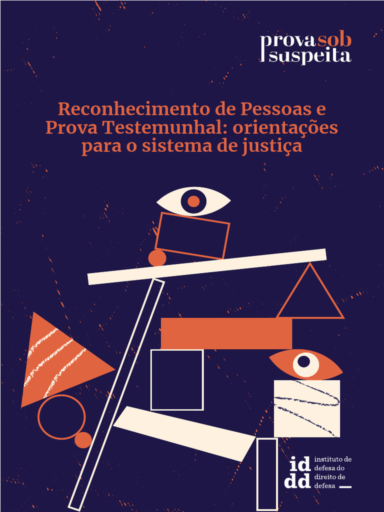 Iddd Reconhecimento de Pessoas e Prova Testemunhal Orientacoes para | PDF
