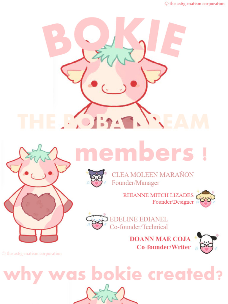 BOKIE The Boba Dream Astigmatism | PDF