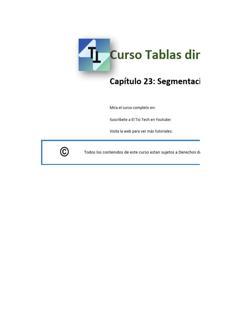 Tablas Dinamicas 2022 Cap 23 | PDF | Salud y bienestar