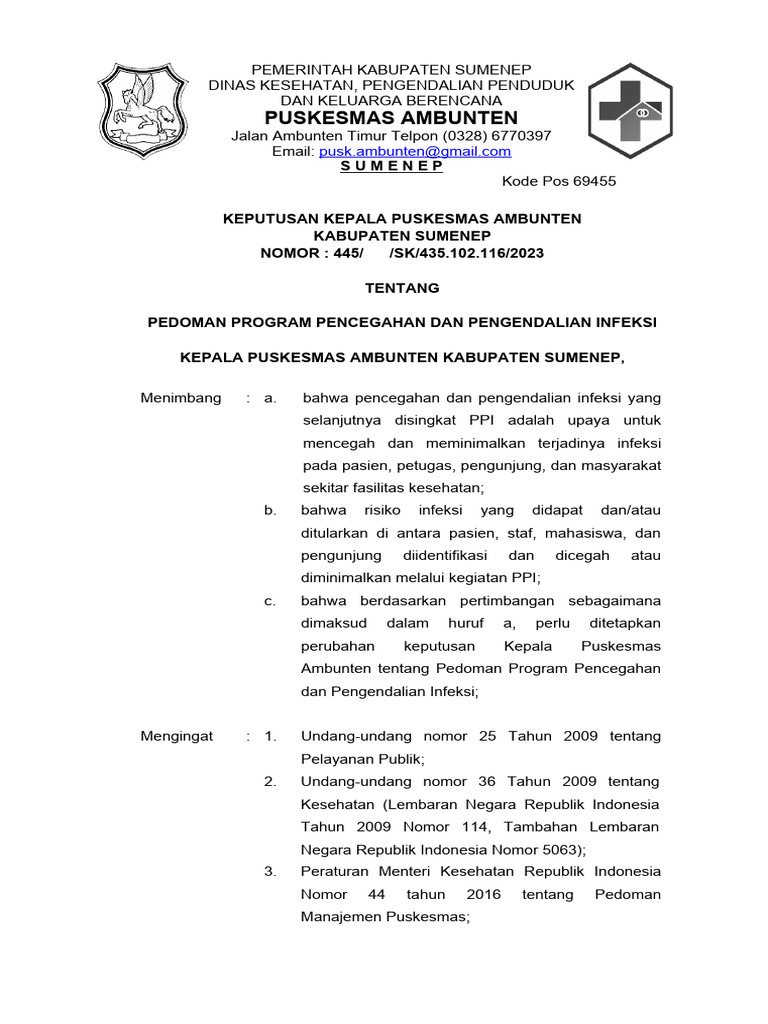 SK Pedoman Ppi | PDF