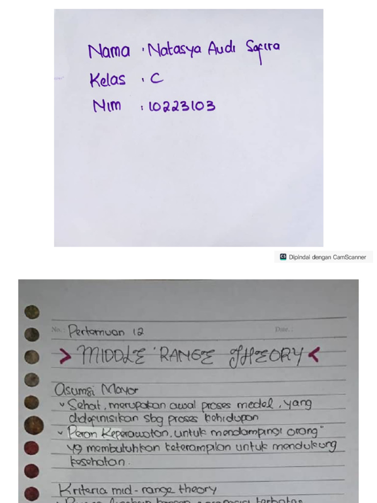 Pertemuan 12 (Middle Range Theory) | PDF Pertemuan 12 (Middle Range Theory) | PDF