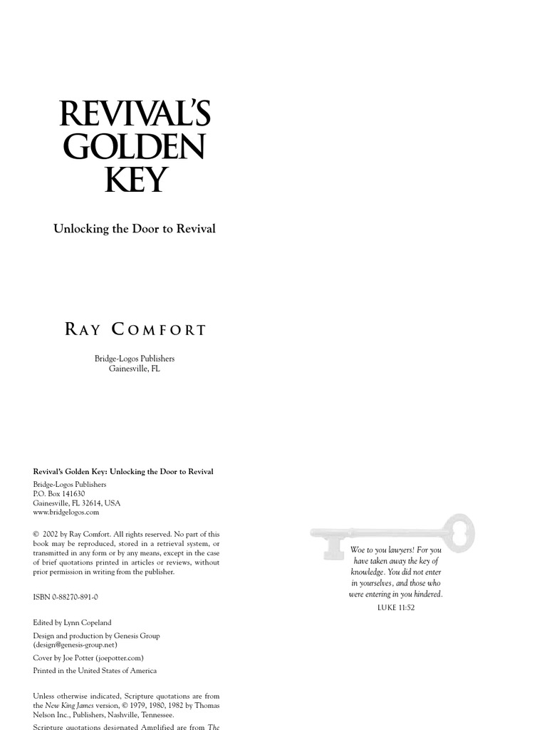 Revivals Golden Key | PDF | Judas Iscariot | Jesus