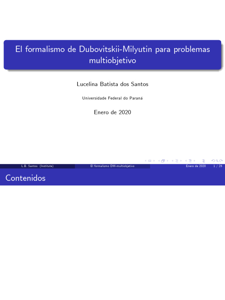 FormalismoDM Multiobjetivo | PDF | Análisis de sistemas | Optimización Matemática