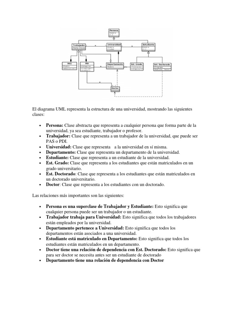 Diagrama Uml | Descargar gratis PDF | Doctorado | Universidad