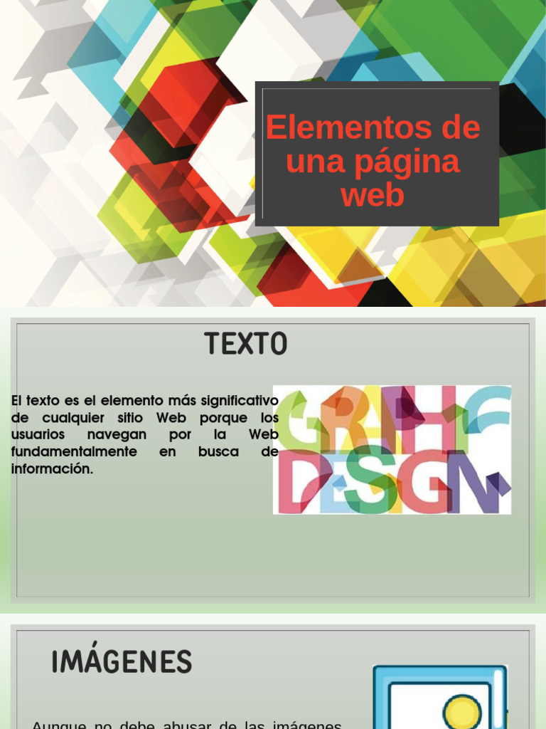 Elementos de Una Página Web | PDF | Red mundial | Internet y web