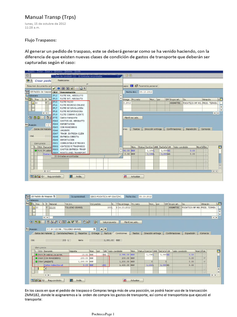 Manual Transp (TRPS) | PDF