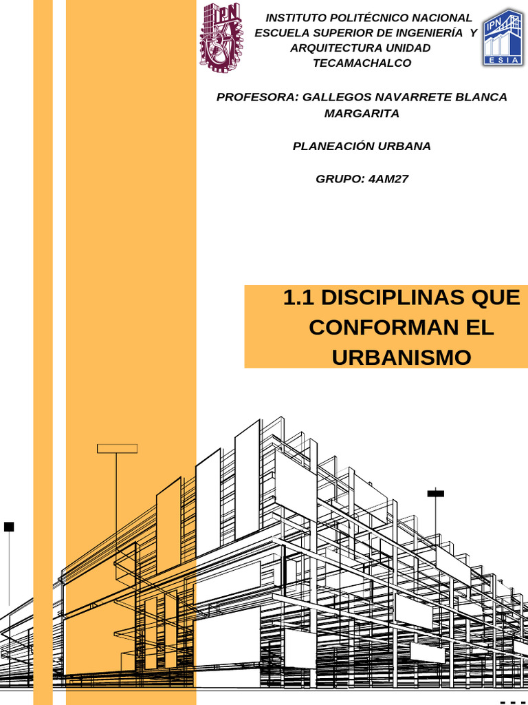 Disciplinas del Urbanismo y su Rol | PDF | Planificación urbana | Urbanismo
