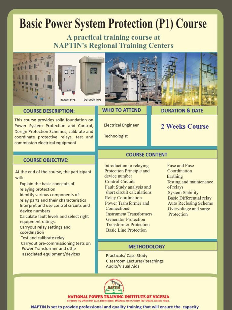 Power System Protection Training Course | PDF | Electric Power System ...