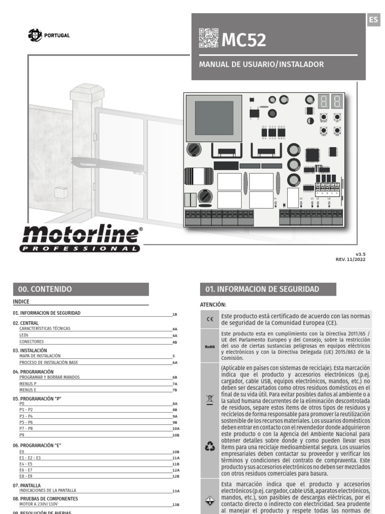 mc52 Es | PDF | Ingenieria Eléctrica | Electromagnetismo