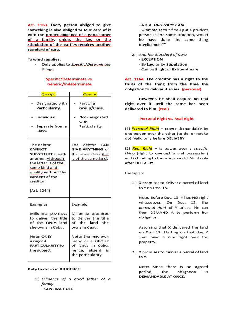 My Personal Notes | PDF | Lease | Negligence