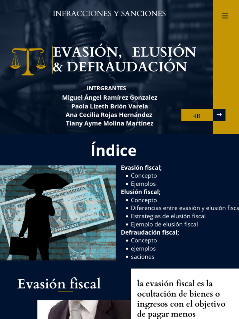 Evasión, Elusión & Defraudación | PDF | Evasión de impuestos | Evasión de impuestos