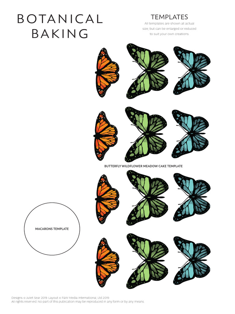 Baking Templates for Floral Designs | PDF