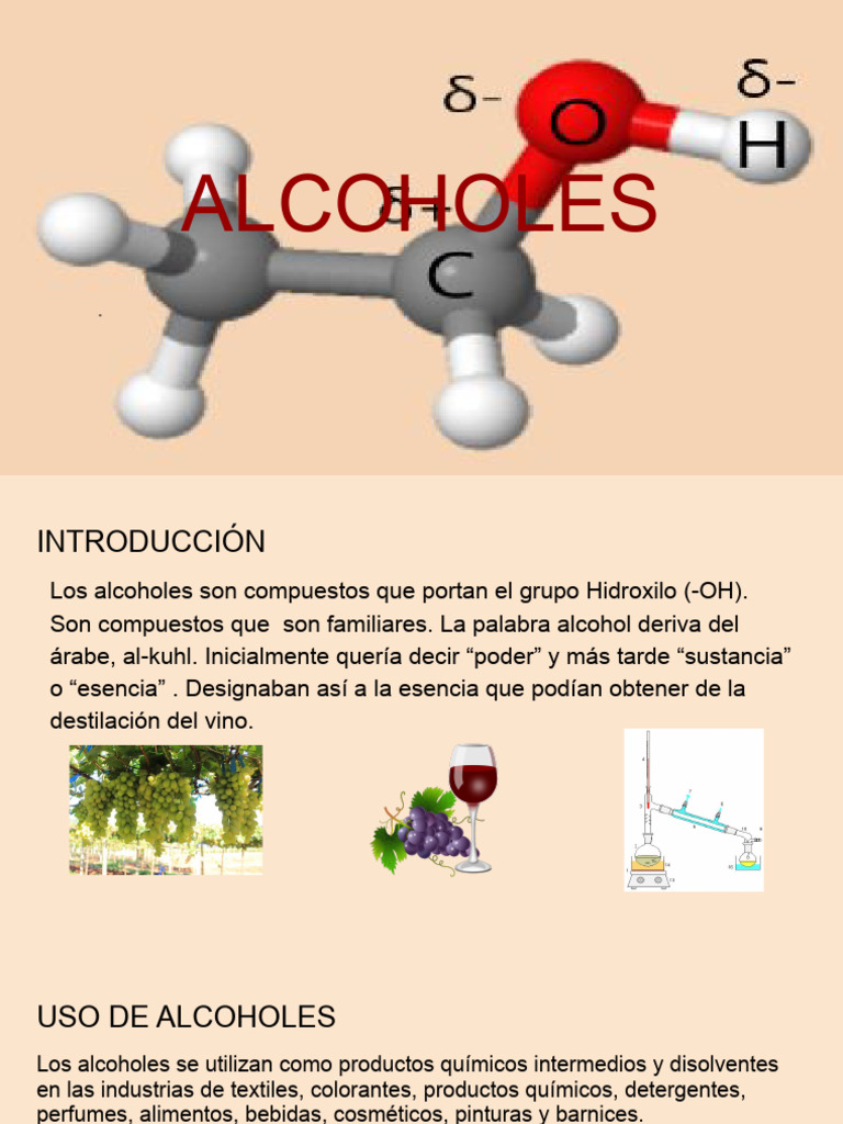 Clasificación y Nomenclatura de Alcoholes | PDF | Etanol | Química Orgánica