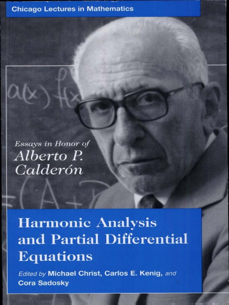 Calderon Book | PDF | Mathematical Analysis | Mathematical Objects