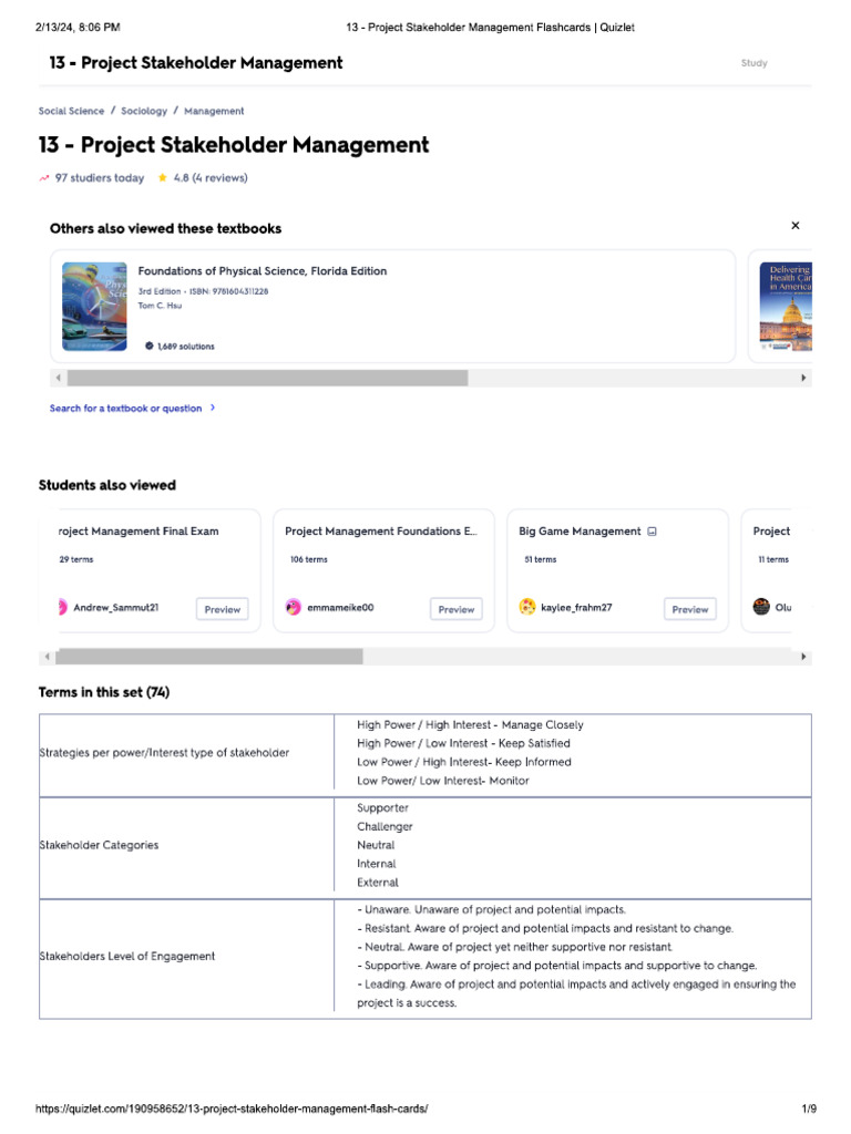 PM - Stakeholder | PDF