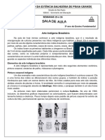 Arte Indígena: Pintura Corporal e Grafismo | PDF | Humano | Pinturas