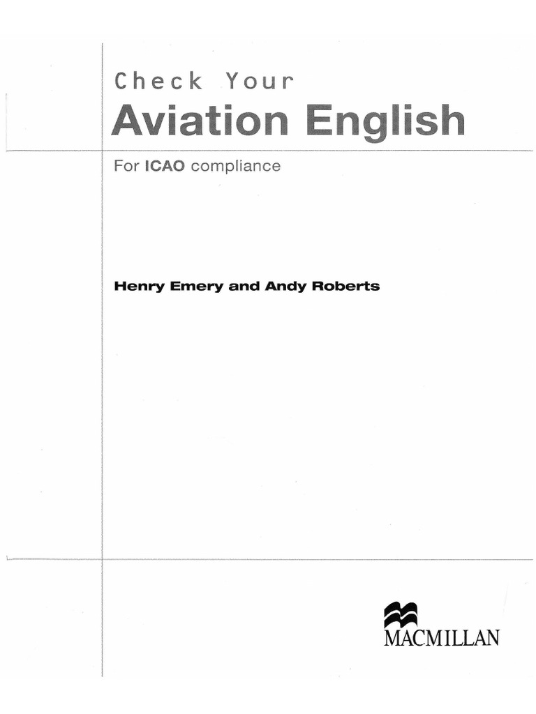 Check Your Aviation English | PDF