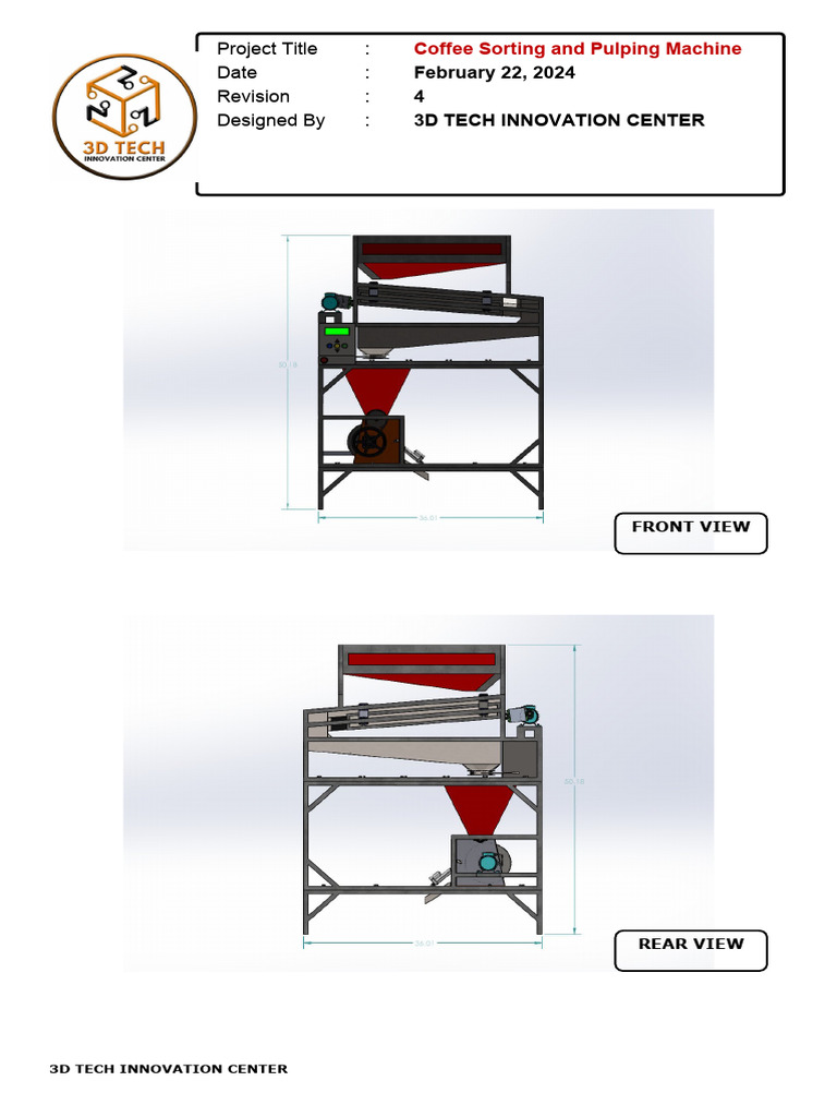 Coffee Sorting and Pulping Machine | PDF