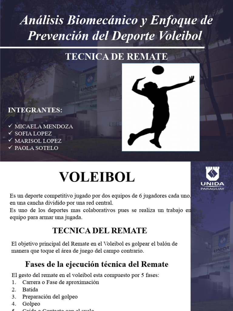 Análisis del Remate en Voleibol | PDF | Vóleibol | Hombro