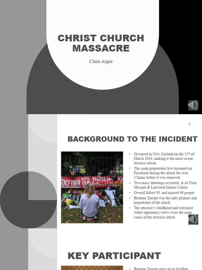 Christ Church Massacre Assignment | PDF | Violence | Crimes