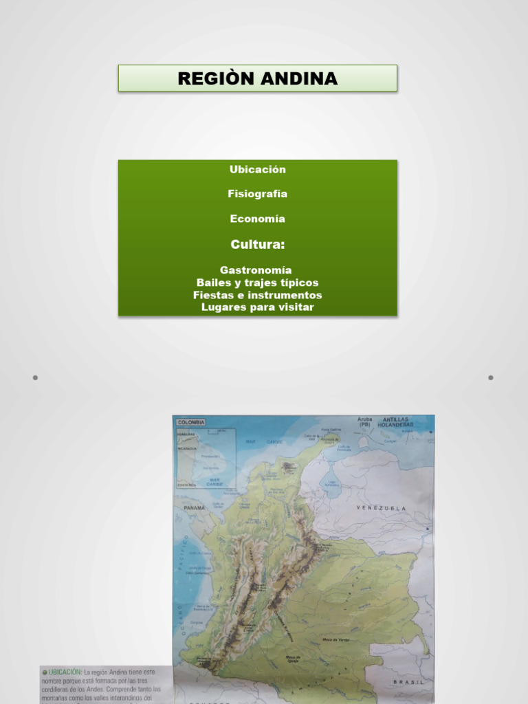 Region Andina | PDF | Colombia