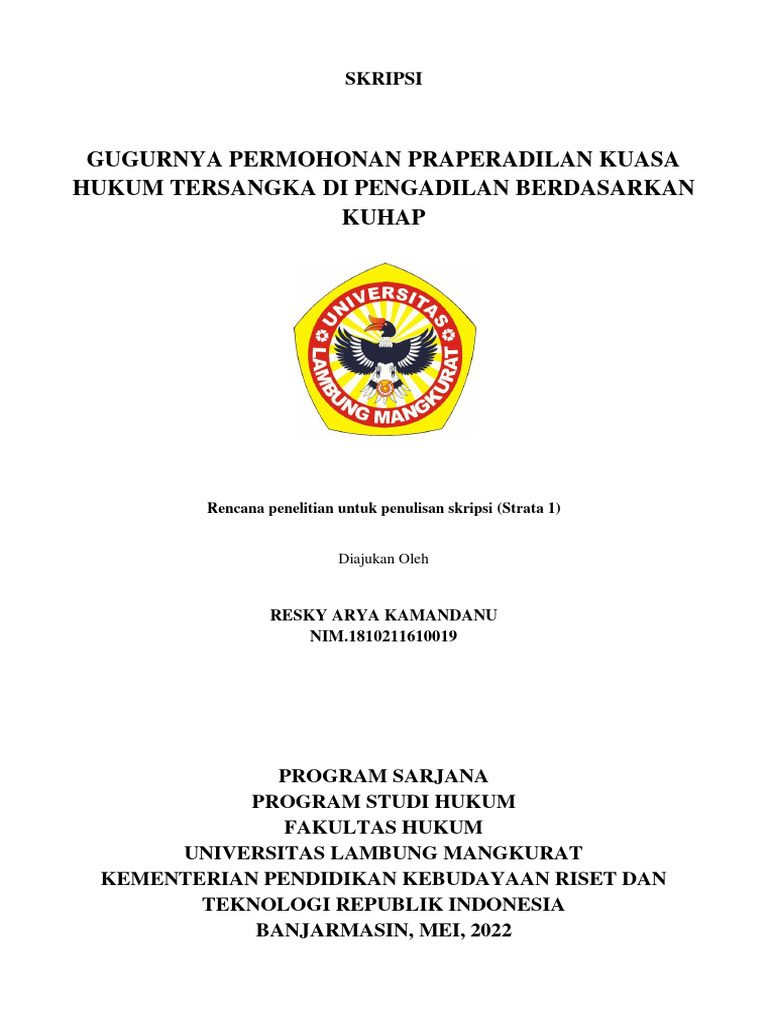 Skripsi Resky Arya Kamandanu 1810211610019 | PDF | Ilmu Sosial