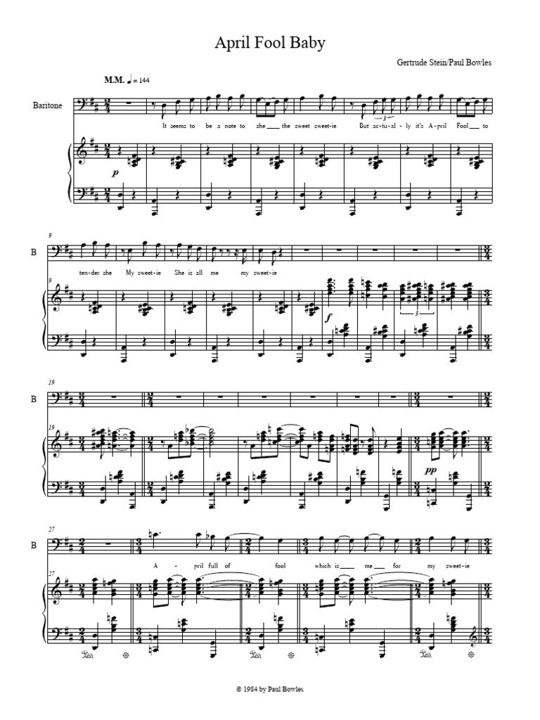 April Fool Baby (D) | PDF