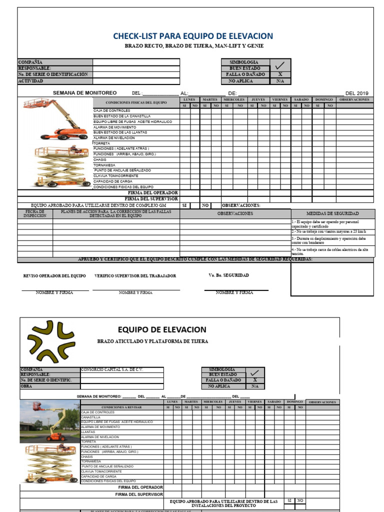 Equipo de elevación | PDF