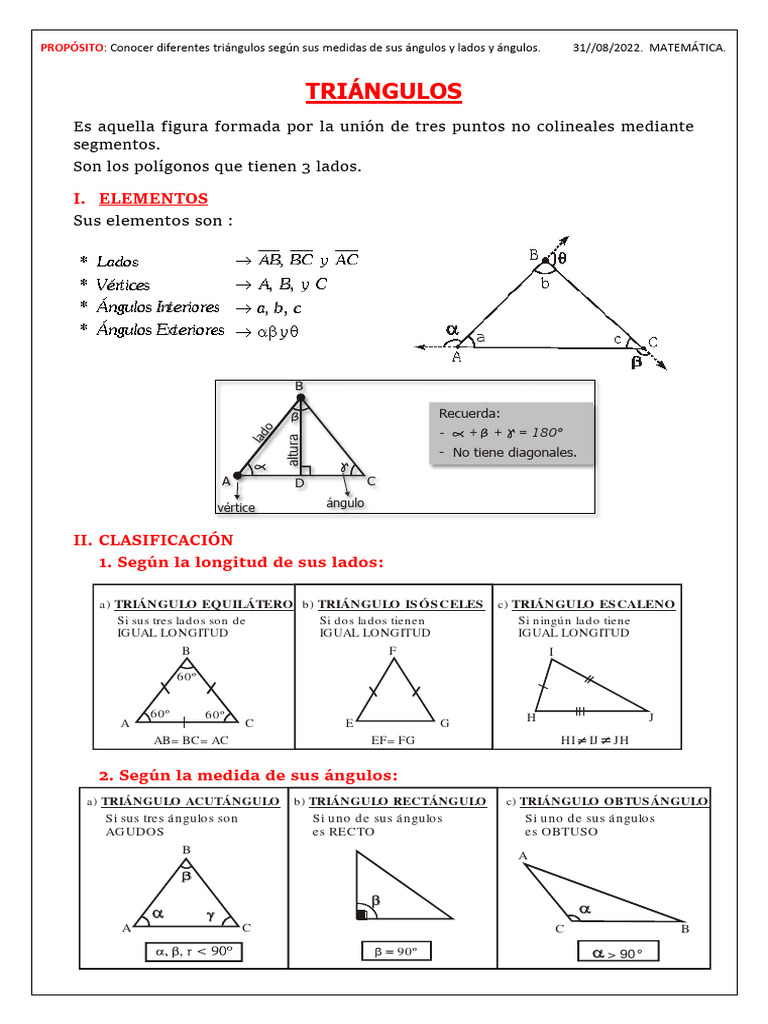 TRIÁNGULOS..-1 (1) | PDF | Triángulo | Politopos
