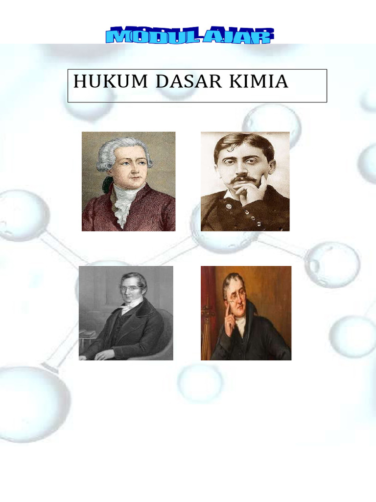 Modul Ajar Kimia - Memahami Hukum Dasar Kimia Dan Aplikasinya Dalam Menyelesaikan Ma - Fase E ...