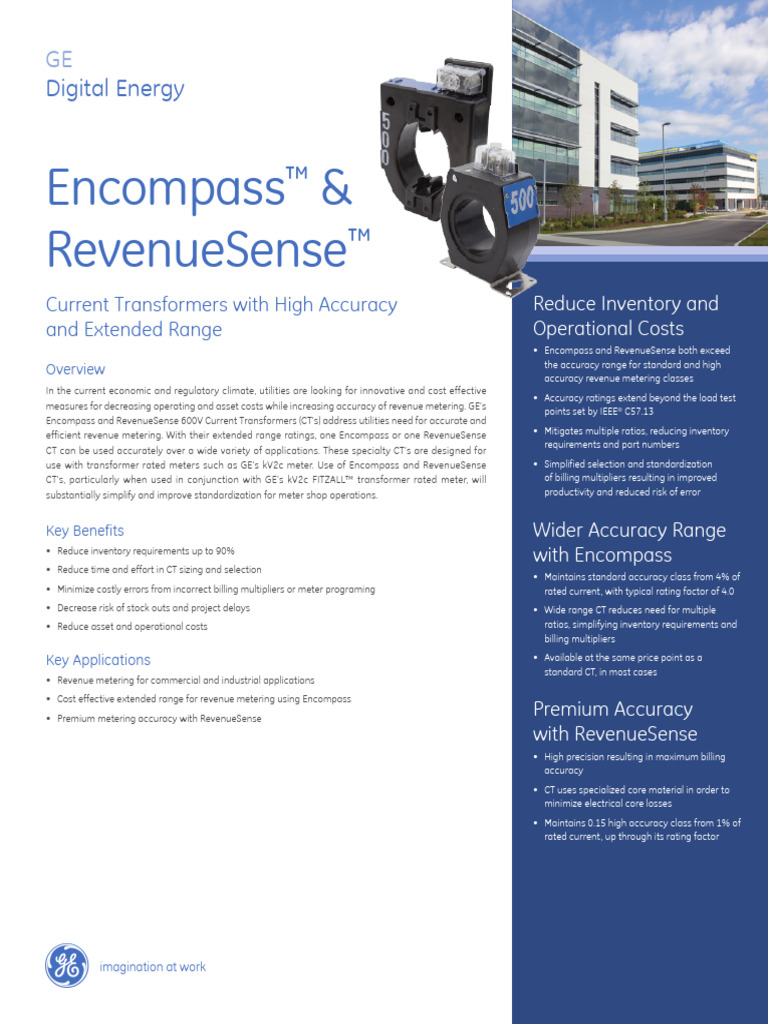 Encompass & Revenuesense: Ge Digital Energy | PDF