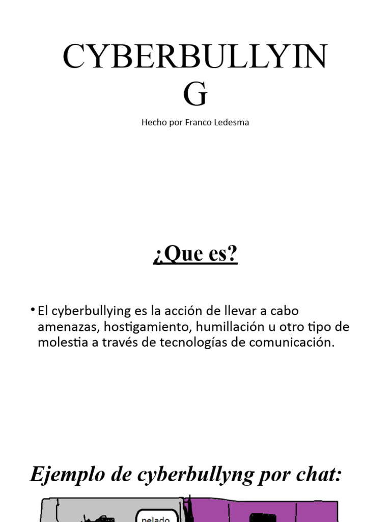 Cyberbullying | PDF | Acoso cibernético | ciberespacio