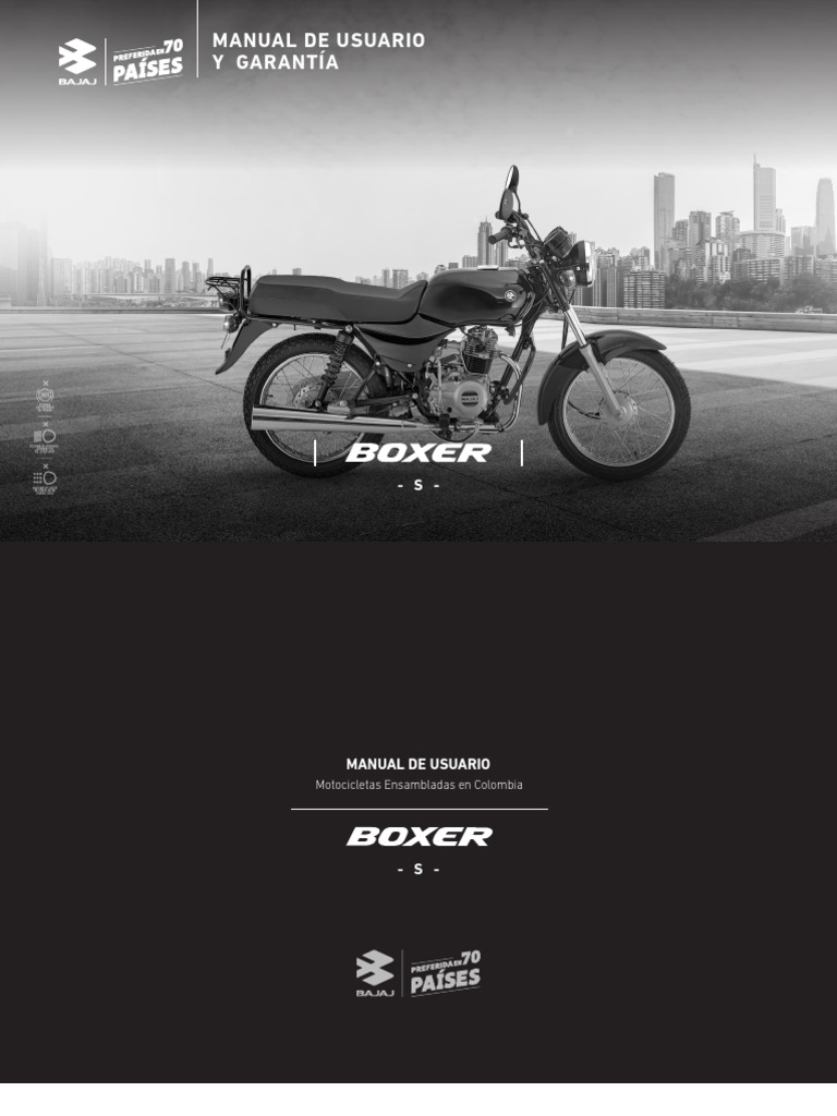 Manual de Usuario Bajaj Boxer S | PDF