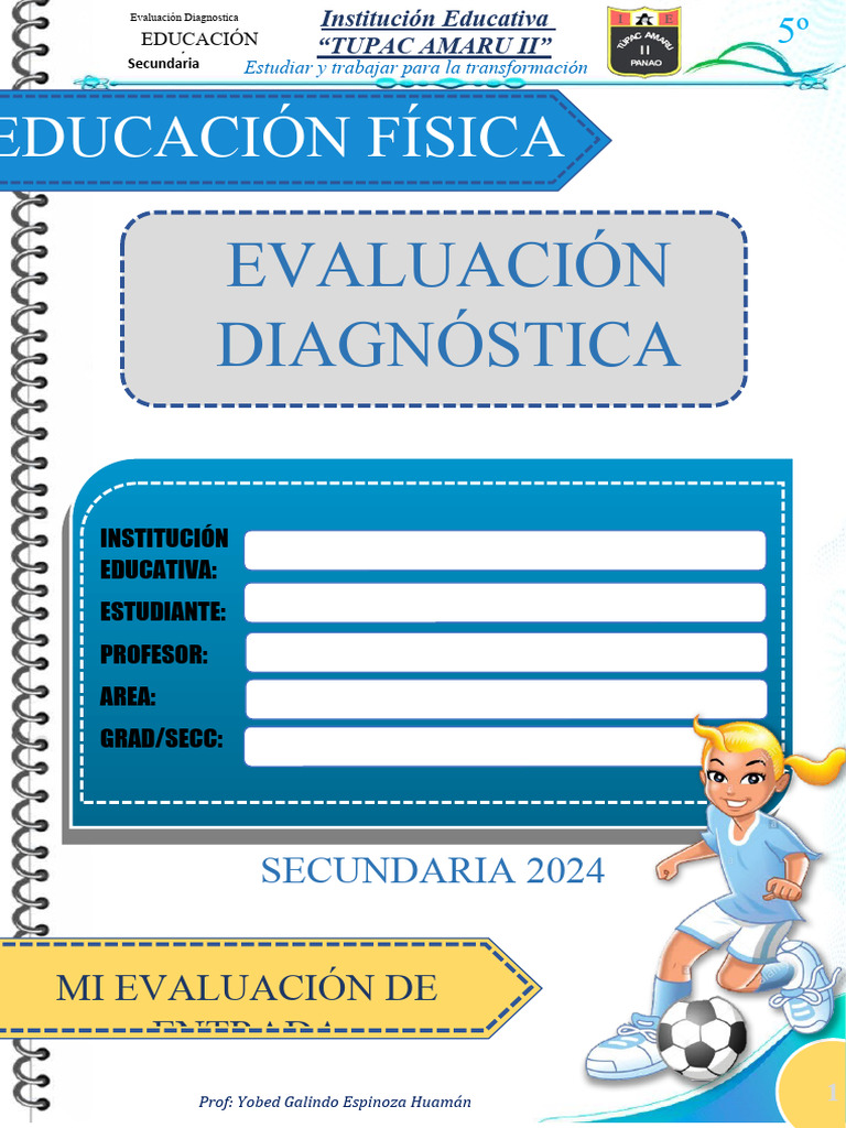 5º Sec. Eva. Diagnóstica 2024 | PDF