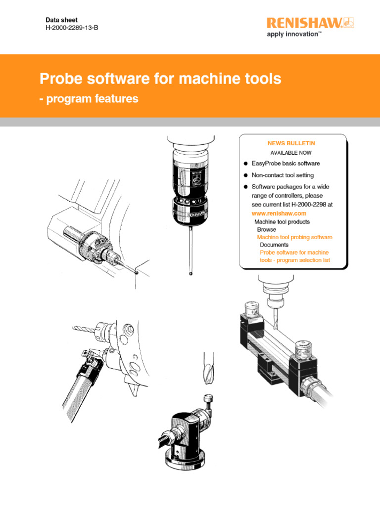 Renishaw Program Features Data Sheets - Manualzz | PDF