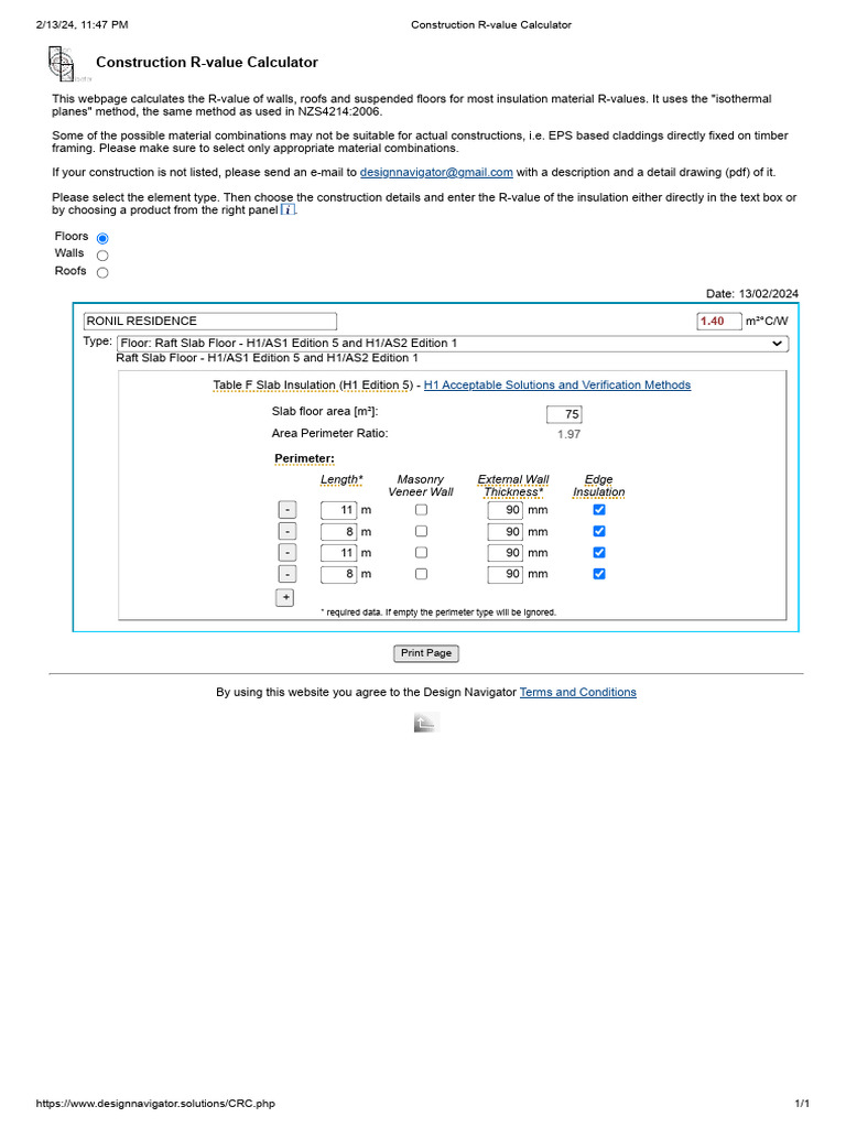 Construction R-Value Calculator | PDF | Building Insulation | Roof
