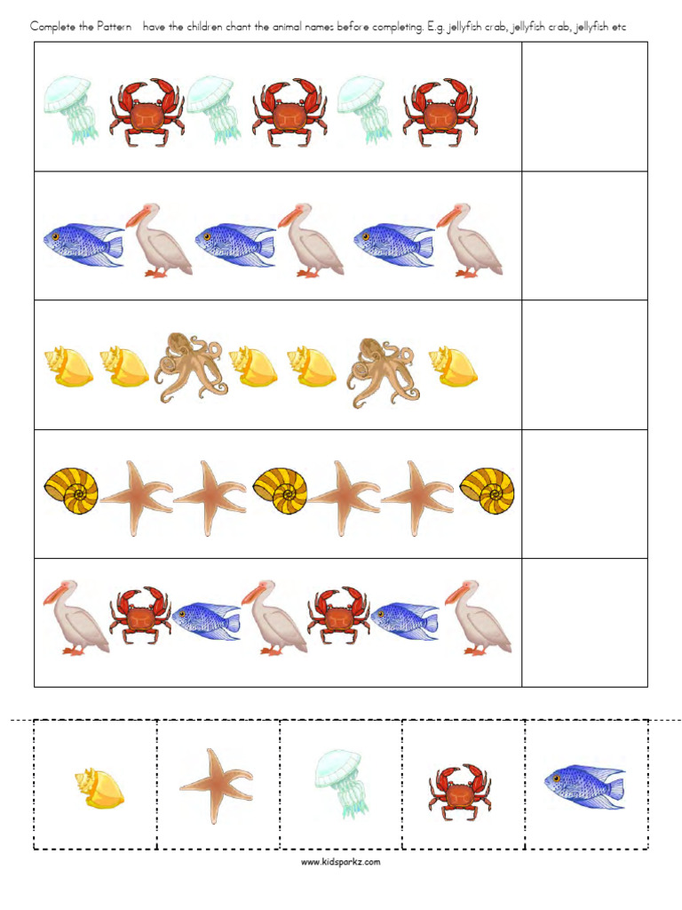 Animal Name Chanting Activity | PDF | Art