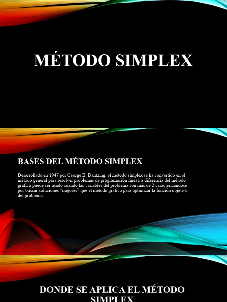 Método Simplex | PDF