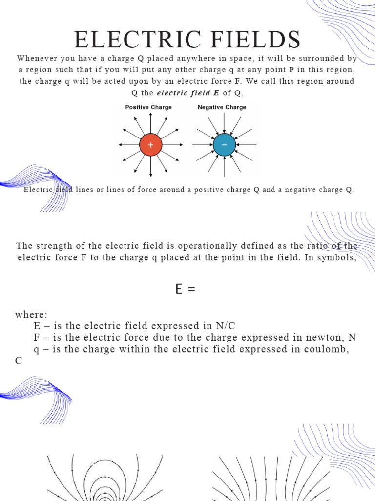 Electric Fields | PDF | Electric Field | Force