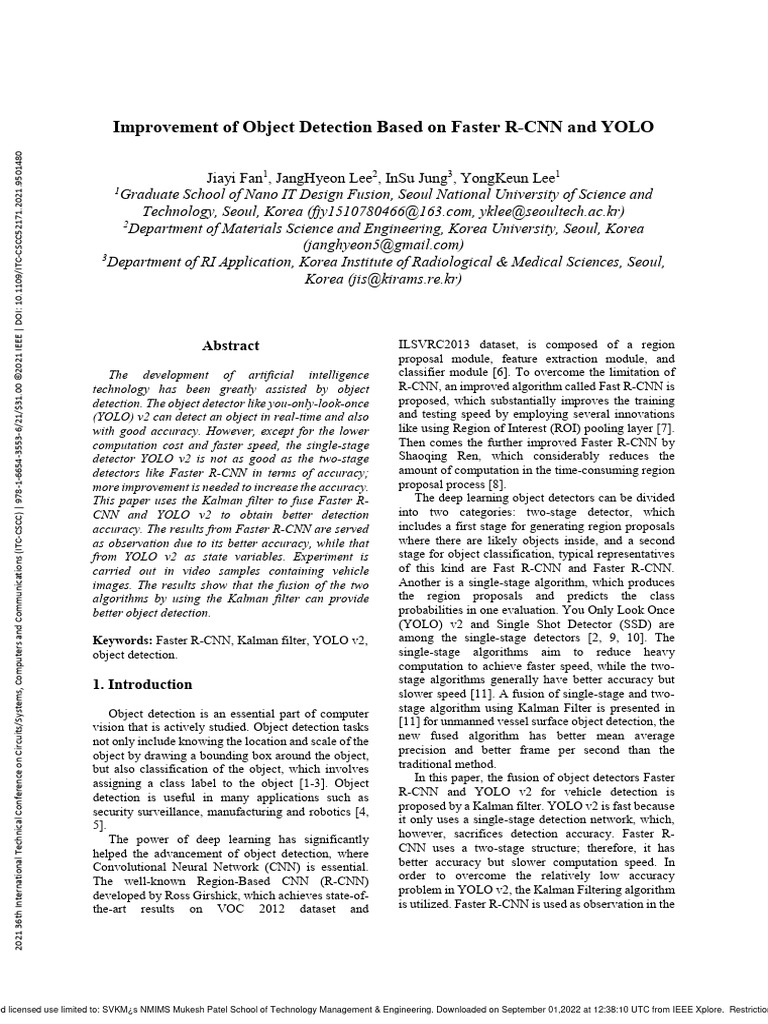 Improvement of Object Detection Based On Faster R - 220904 150051 | PDF ... Improvement of Object Detection Based On Faster R - 220904 150051 | PDF ...