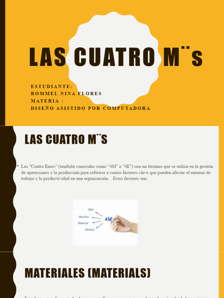 Las Cuatro M S | Descargar gratis PDF | Business | Economias