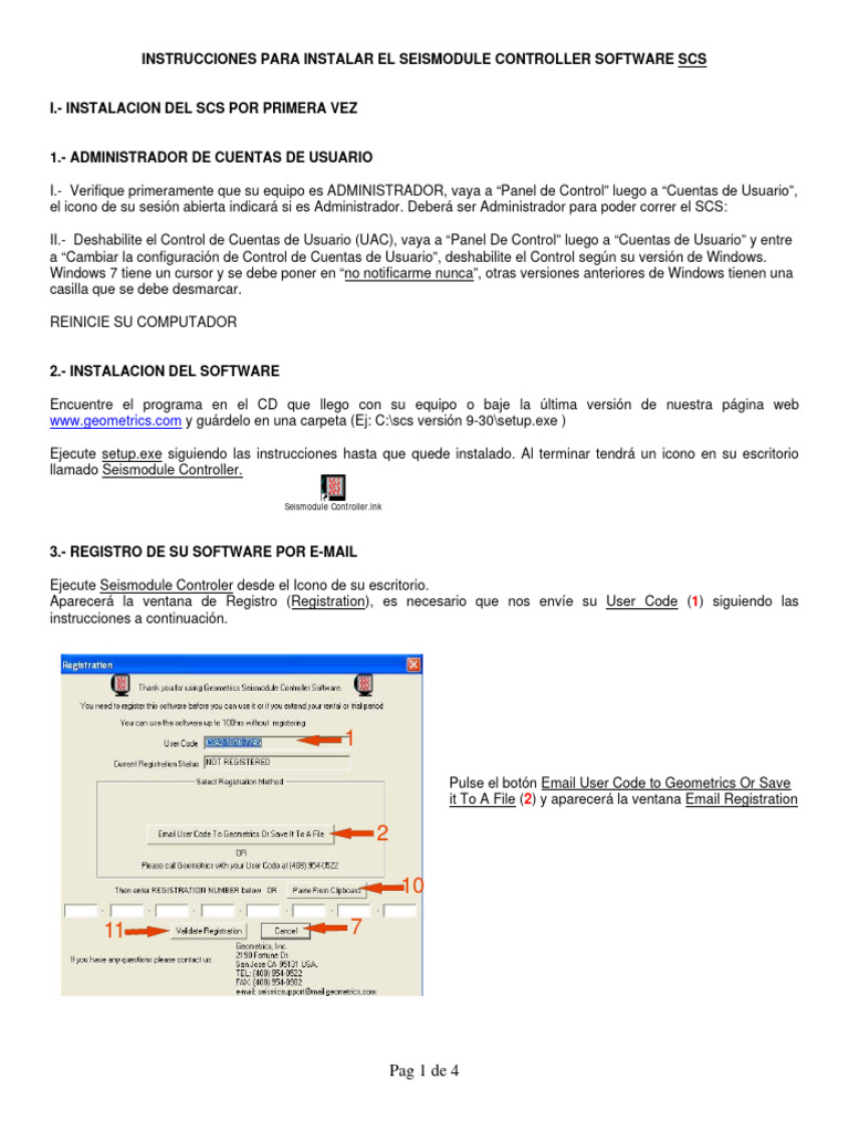SCS Instrucciones de Instalacion en Espanol | PDF