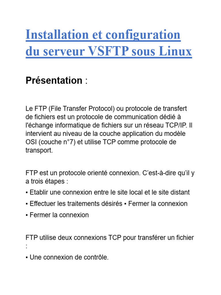 FTP Server Windows | PDF | Protocole de transfer de fichier | Logiciel ...