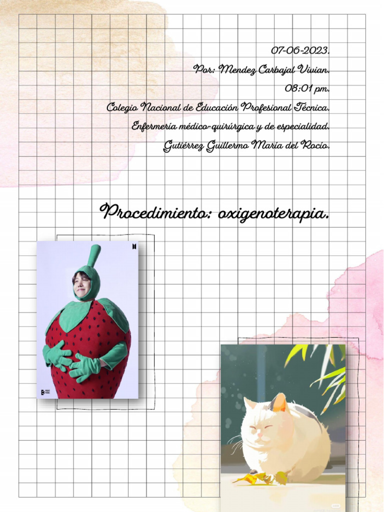 Oxigenoterapia Procedimiento | PDF | Farmacia | Ingeniería Química