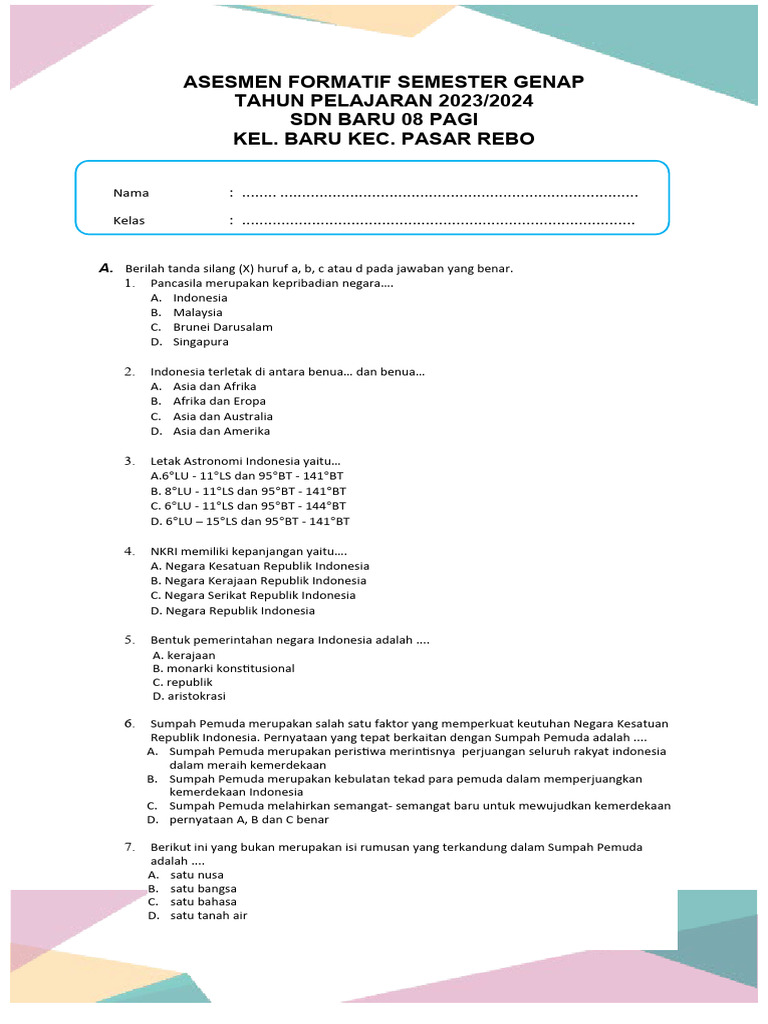PKN Bab 1 | PDF | Perjalanan