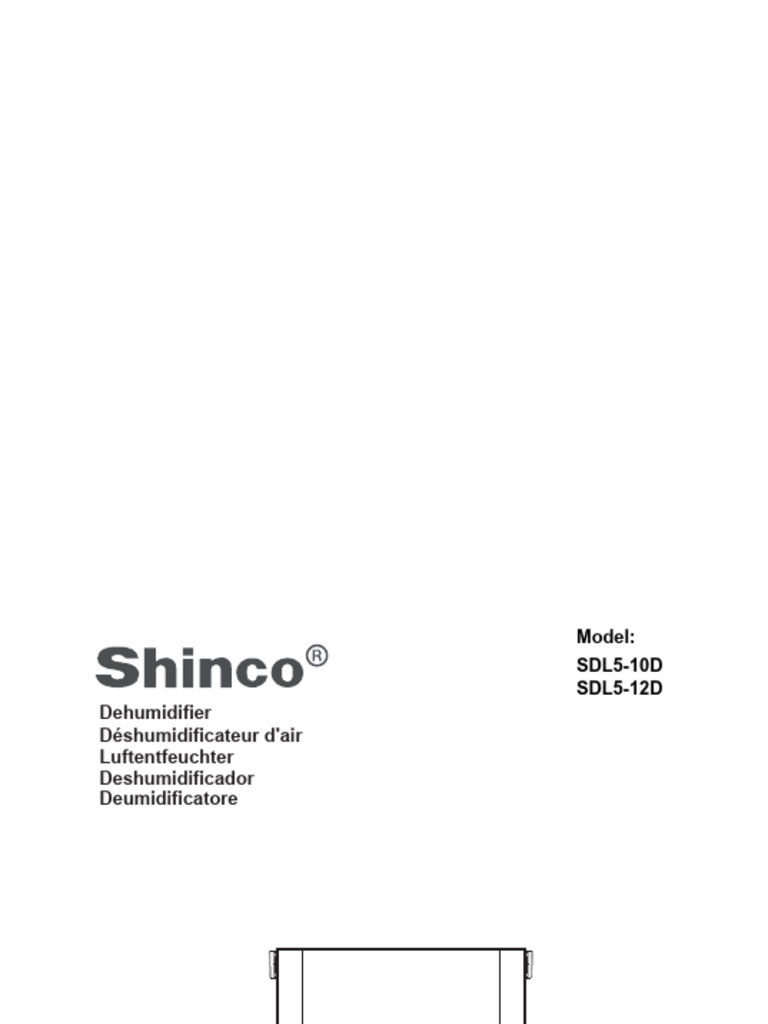 Shinco SDL5-10DManual | PDF | Ac Power Plugs And Sockets | Leak